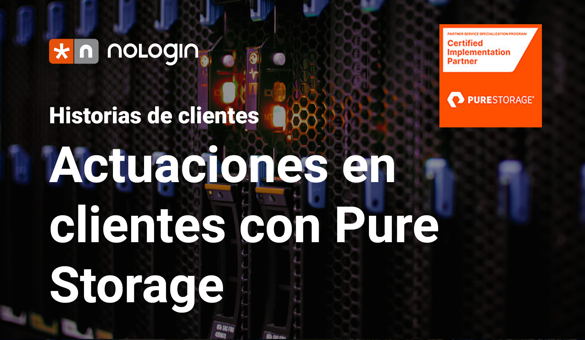 Nologin || ?ure Storage Implementation Partner